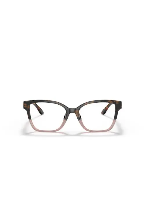 Michael Kors 53mm Square Full Rim Eyeglasses - Tortoise