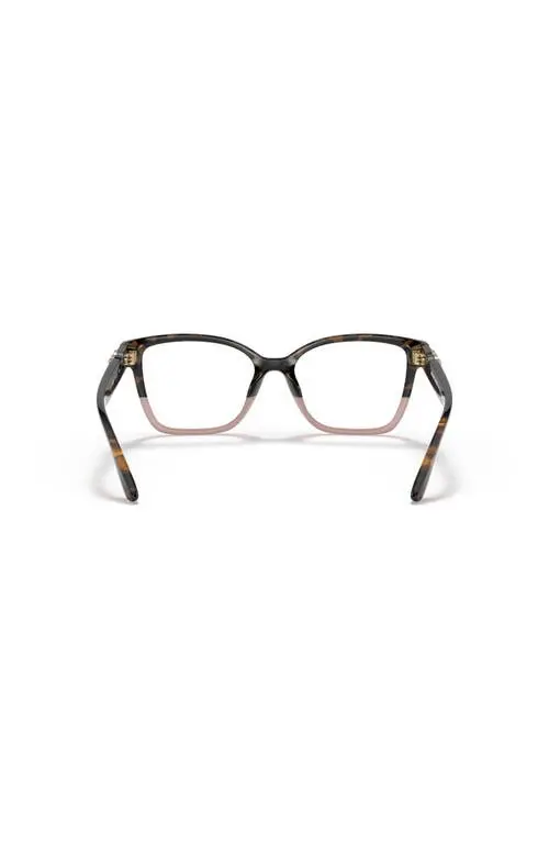 Michael Kors 53mm Square Full Rim Eyeglasses - Tortoise