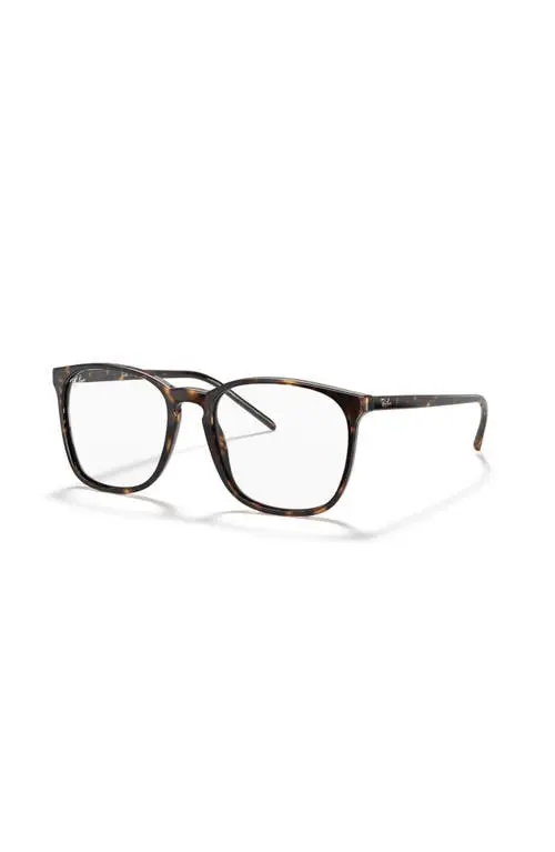 Ray-ban 54mm Square Optical Glasses - Tortoise