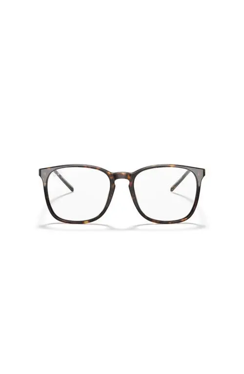 Ray-ban 54mm Square Optical Glasses - Tortoise