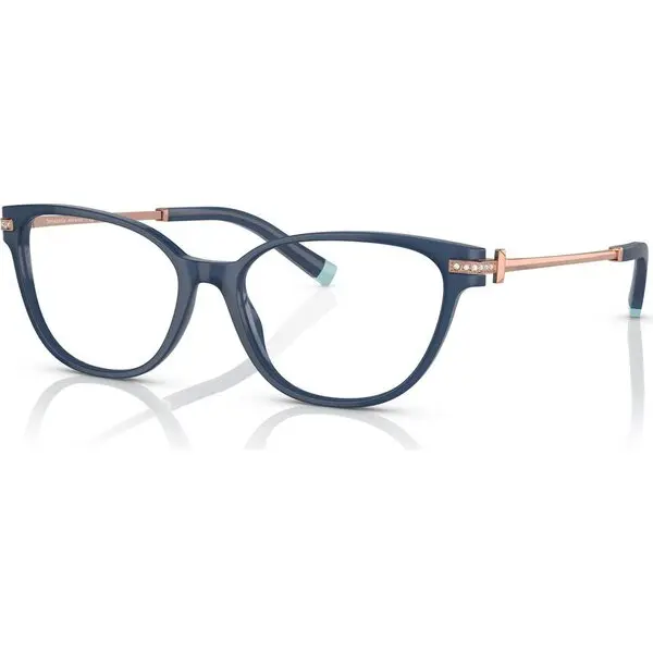 Tiffany & Co. 52mm Cat Eye Optical Glasses - Blue