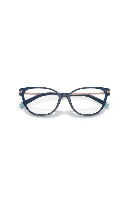 Tiffany & Co. 52mm Cat Eye Optical Glasses - Blue