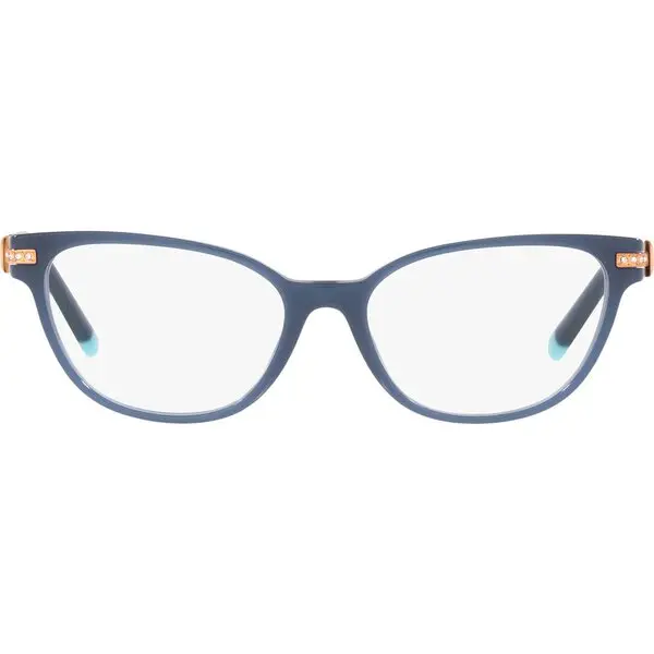 Tiffany & Co. 52mm Cat Eye Optical Glasses - Opal Blue
