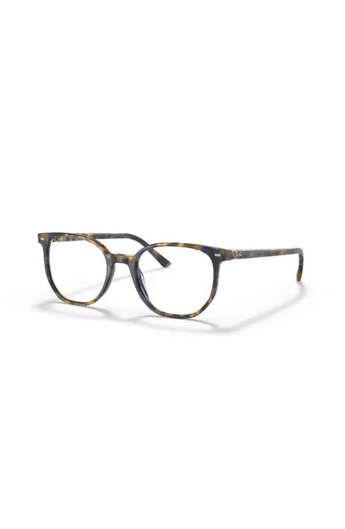 Ray-ban 50mm Irregular Optical Glasses - Tortoise