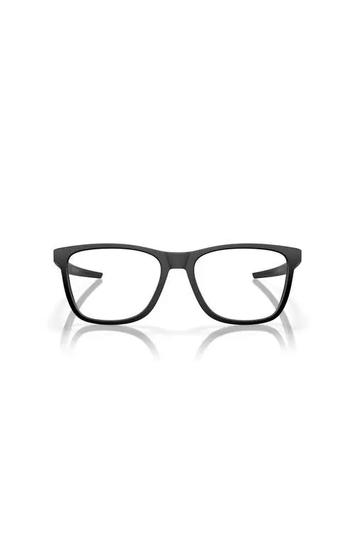 Oakley 55mm Round Full Rim Eyeglasses - Black