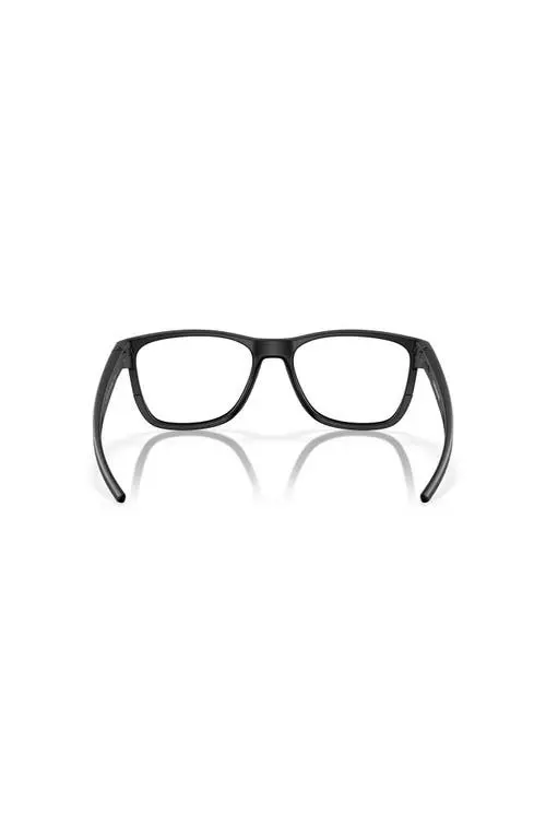 Oakley 55mm Round Full Rim Eyeglasses - Black
