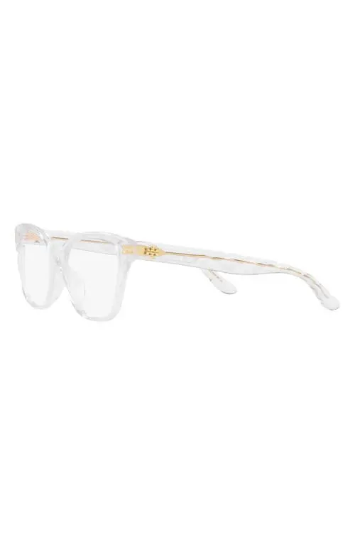 Tory Burch Rectangular Eyeglasses - Clear