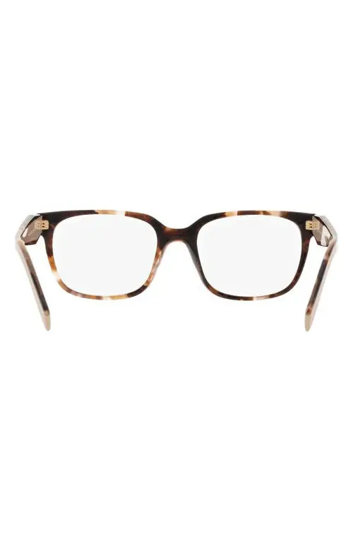Prada Rectangular Optical Glasses - Caramel