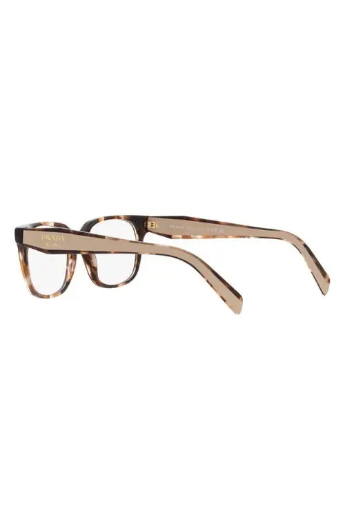 Prada Rectangular Optical Glasses - Caramel