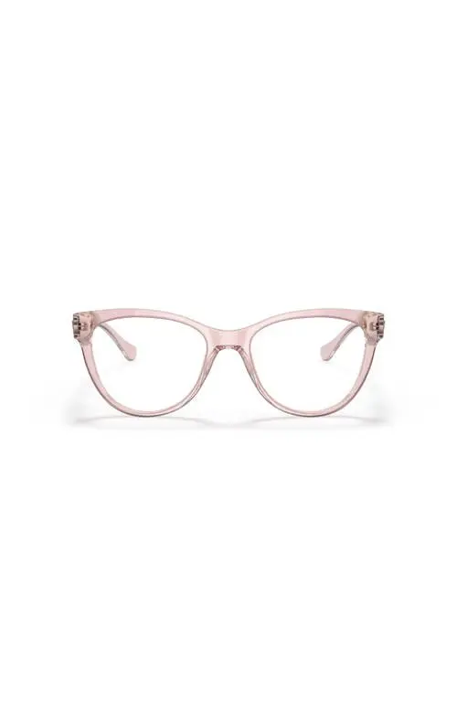 Versace 53mm Cat Eye Optical Glasses - Pink