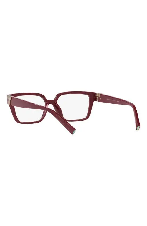 Tiffany & Co. Rectangle Optical Glasses - Dark Red