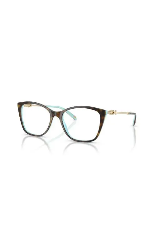 Tiffany & Co. 54mm Square Eyeglasses - Brown