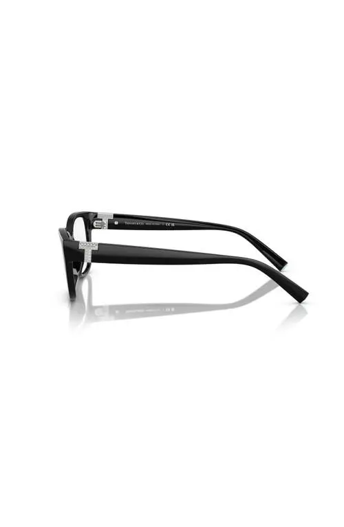 Tiffany & Co. 54mm Rectangle Eyeglasses - Black