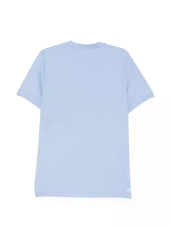 Lacoste Logo-embroidered T-shirt - Blue