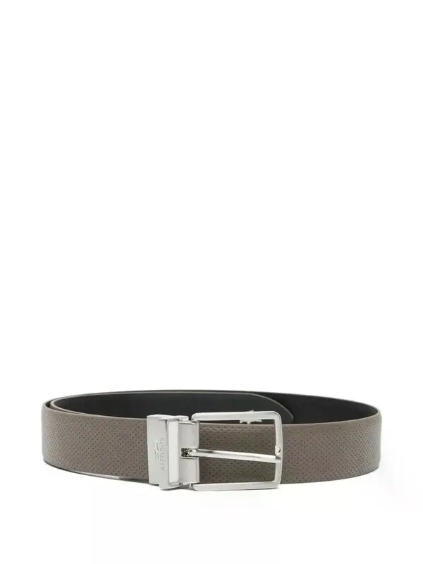 Lacoste Leather Belt - Grey