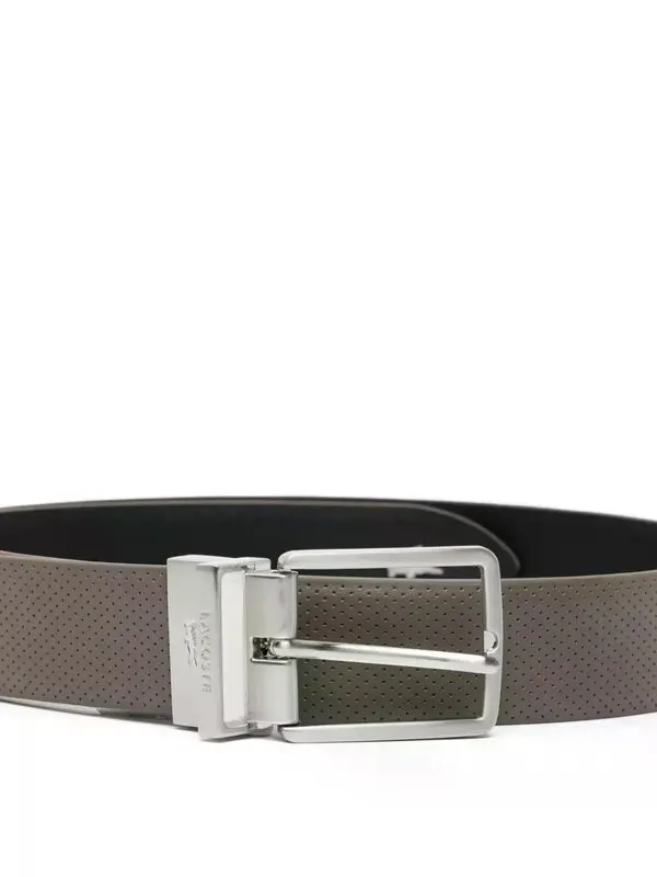 Lacoste Leather Belt - Grey