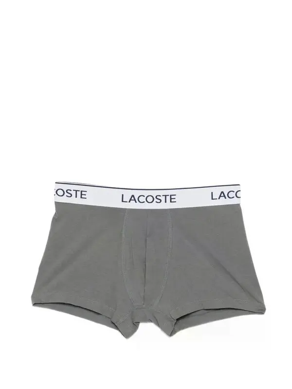 Lacoste Logo-waistband Boxer Briefs - Grey