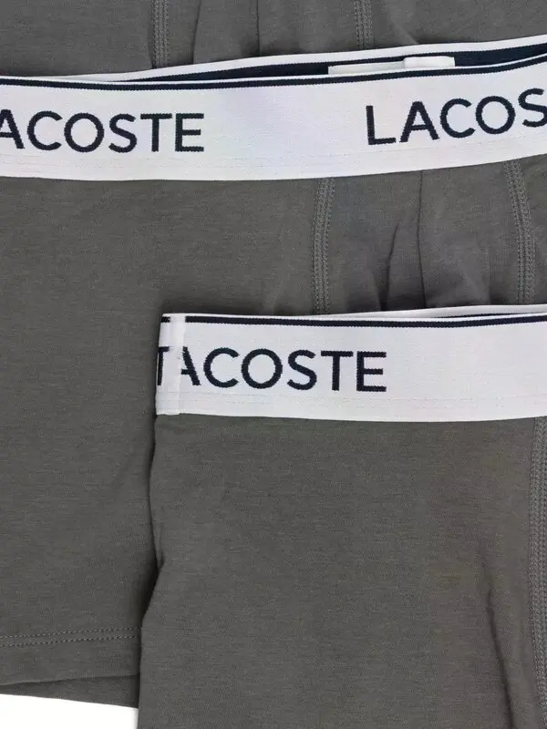 Lacoste Logo-waistband Boxer Briefs - Grey