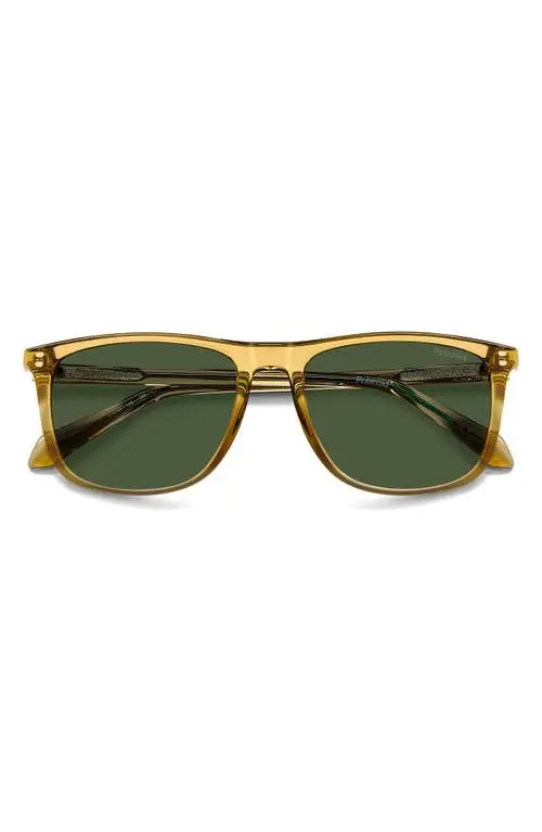 POLAROID 55mm Polarized Rectangle Sunglasses - 010a-uc
