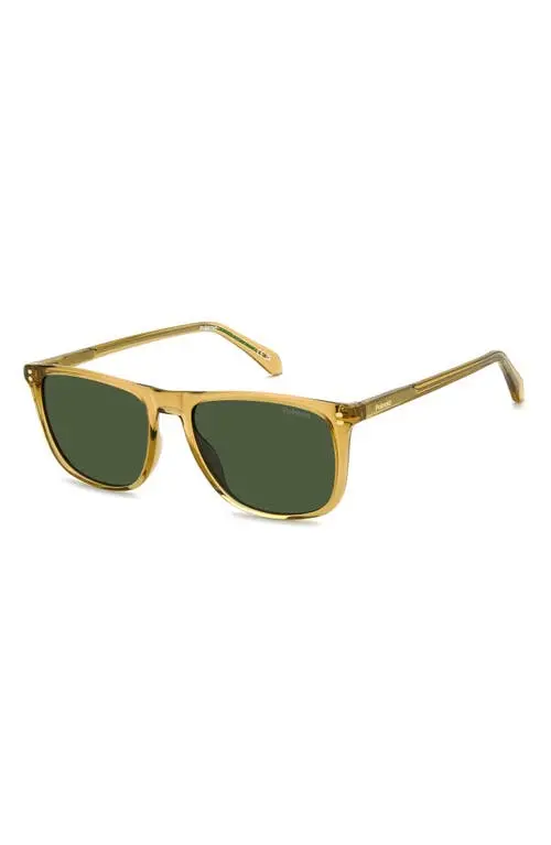 POLAROID 55mm Polarized Rectangle Sunglasses - 010a-uc