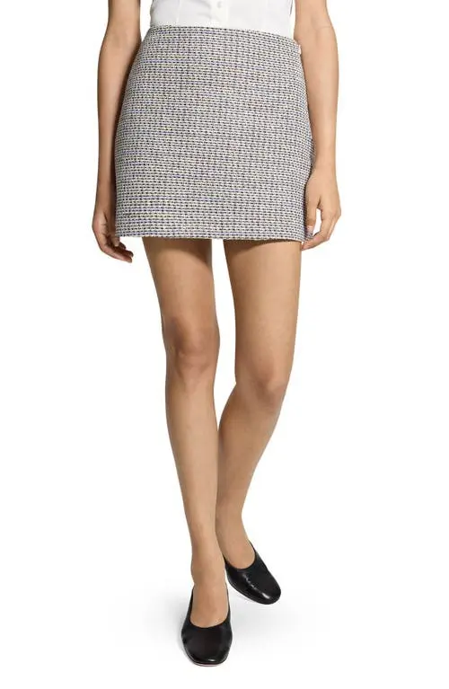 Theory Tweed Miniskirt