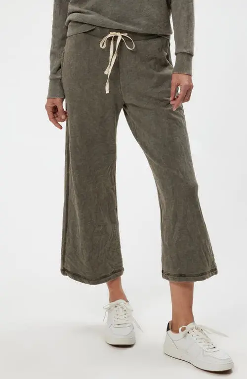 Michael Stars Mineral Wash Crop Drawstring Pants