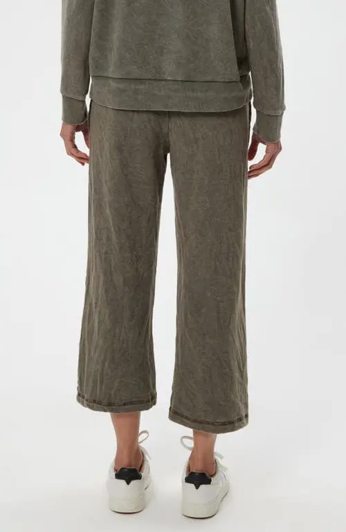 Michael Stars Mineral Wash Crop Drawstring Pants