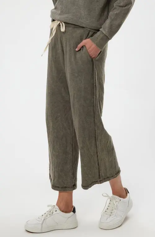 Michael Stars Mineral Wash Crop Drawstring Pants