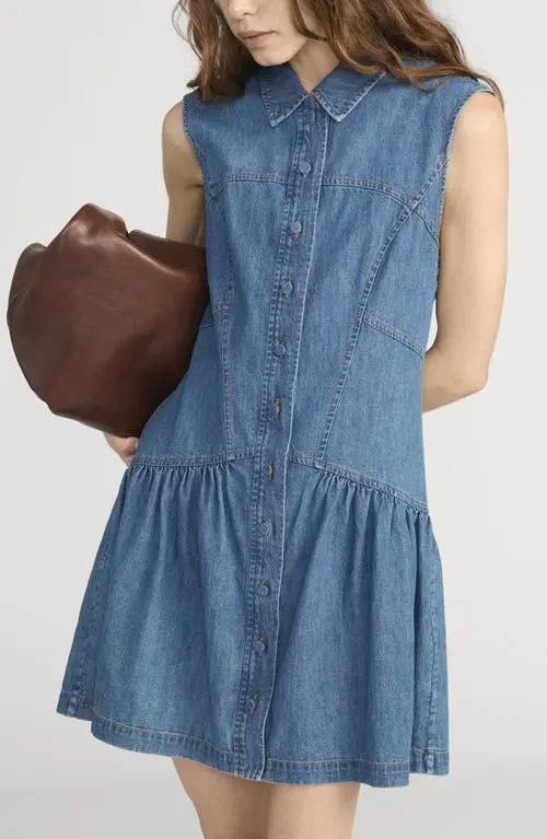 FRAME The Denim Day Sleeveless Mini Dress - Deira