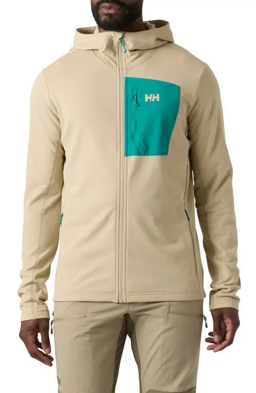 Helly Hansen Fleece Hooded Jacket - Khaki/sand