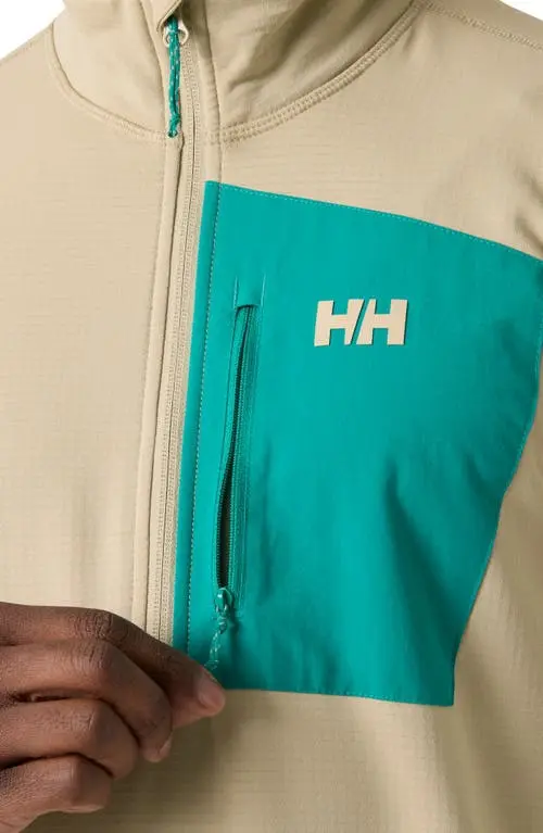 Helly Hansen Fleece Hooded Jacket - Khaki/sand