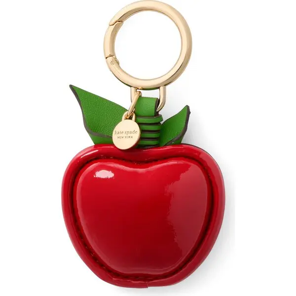Kate Spade New York Charmed Big Apple Bag Charm - Dark Scarlet