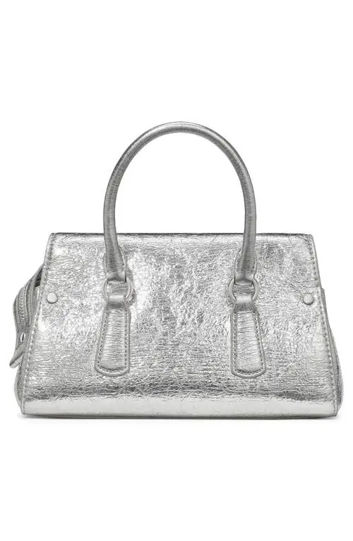 Kate Spade New York Bond Crinkle Leather Mini Handbag - Silver