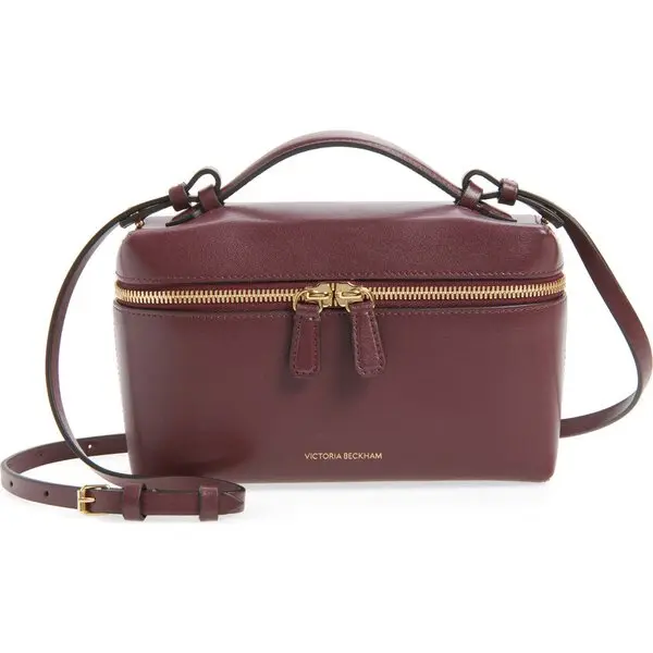 Victoria Beckham Vanity Case Crossbody Bag - Burgundy