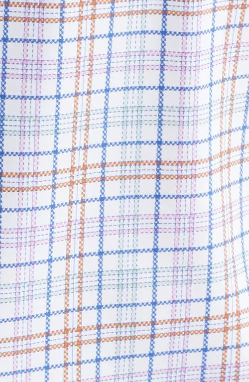 Johnston & Murphy Xc Motion Performance Knit Button-up Shirt - Multi Plaid