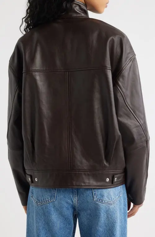 REFORMATION Veda Harrison Leather Jacket