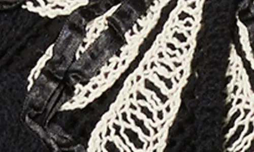 Marina Rinaldi Lappole Crochet Cardigan - Ivory