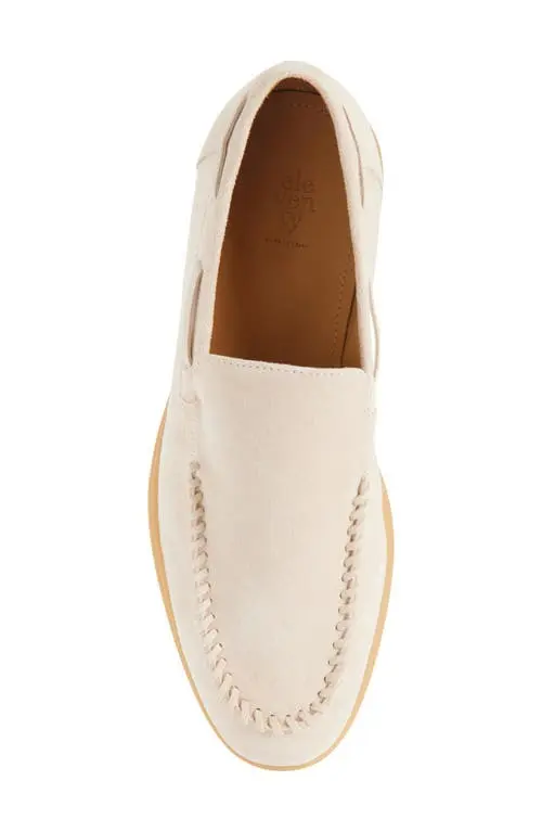 Eleventy Braided Suede Loafer