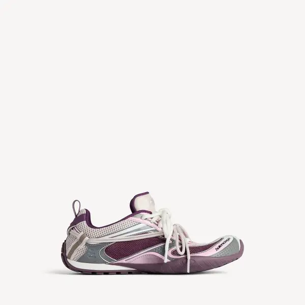Balenciaga Radar Gradient Lines Sneakers - Purple
