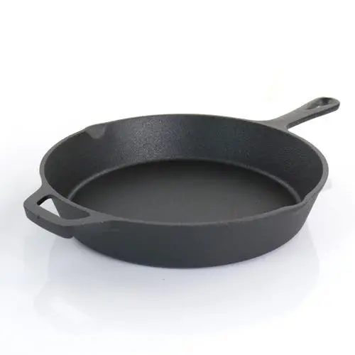 MEGACHEF Pre-seasoned Cast Iron 5-piece Kitchen Cookware Set