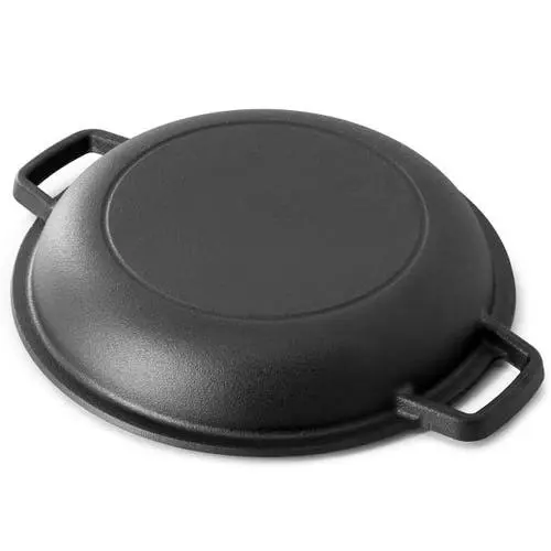 MEGACHEF 5 Quart 2-in-1 Cast Iron Dutch Oven And Skillet