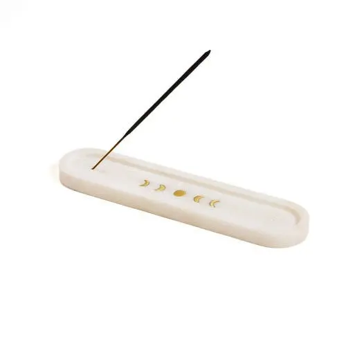 MATR BOOMIE Indukala Moon Phase Incense Holdercarved Marble
