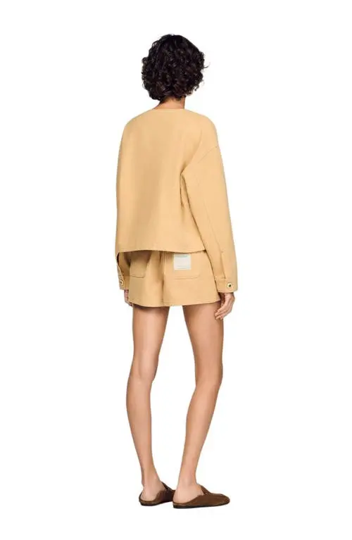 Sandro Denim Jacket - Beige