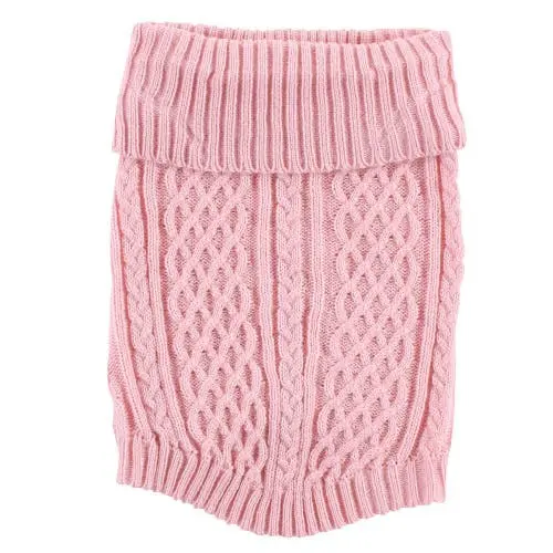 LUVABLE FRIENDS Cableknit Pet Sweater - Pink