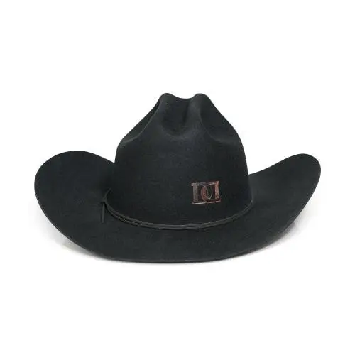 DESERI Western Hat In Australian Wool - Black