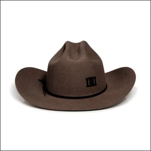 DESERI Western Hat In Australian Wool - Brown