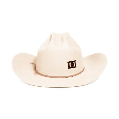 DESERI Western Hat In Australian Wool - Ivory