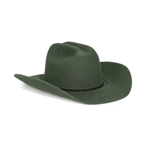 DESERI Western Hat In Australian Wool - Pine