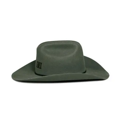 DESERI Western Hat In Australian Wool - Pine