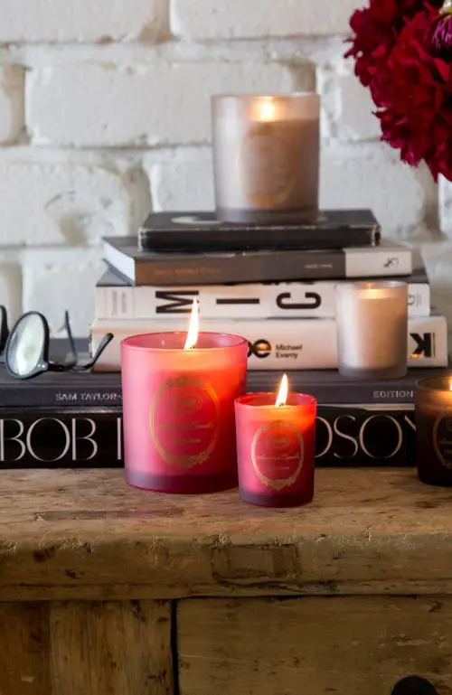 SABON Candle Glass Green Rose - 60 Gr